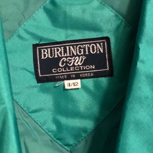 Burlington | Jackets & Coats | Vintage Burlington Cfw Collection Sz 112 ...